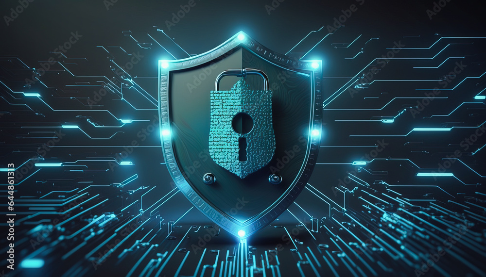 Cloud Computing Security: Protecting Data in the Digital Age - ai generated Stock Illustration ...