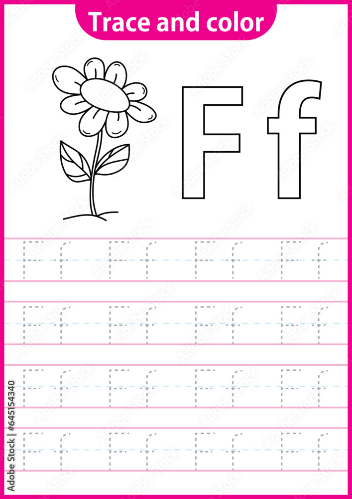 English writing worksheet for kg writing practice activity for children ...