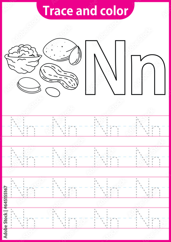 English writing worksheet for kg writing practice activity for children ...