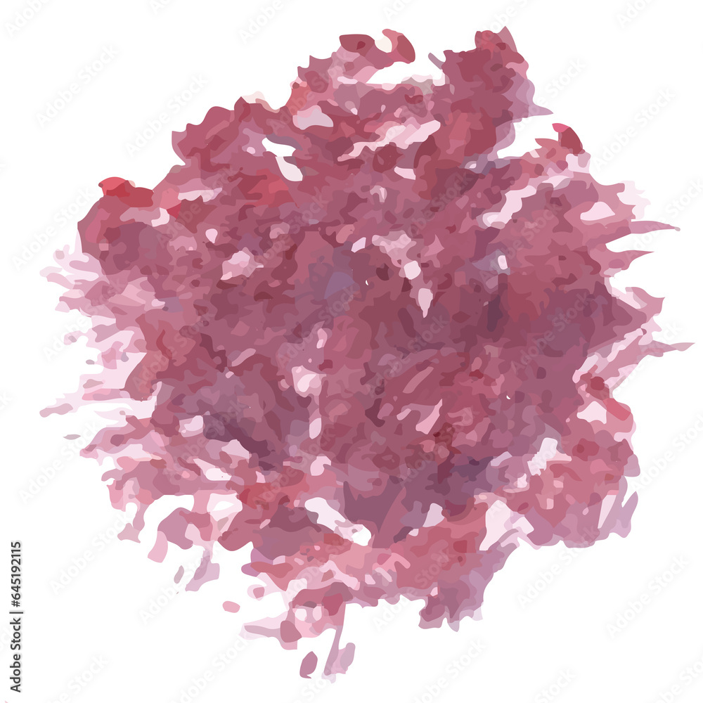 Digital png illustration of abstract pink paint shape on transparent ...