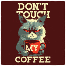 Grumpy Cat Coffee Poster Free Stock Photo - Public Domain Pictures