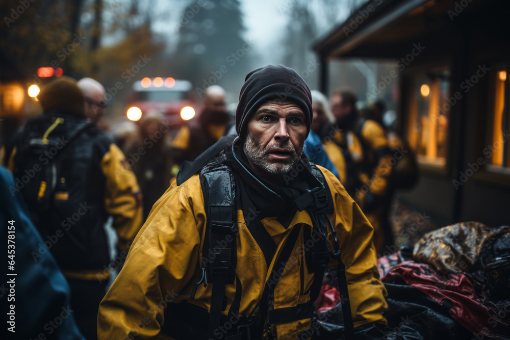 Paramedic Team Swiftly Responding To Emergency, Generative AI Stock ...