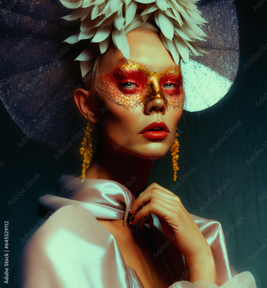 Fashion Style Portrait Photo Of A Woman Model - Female Model ...