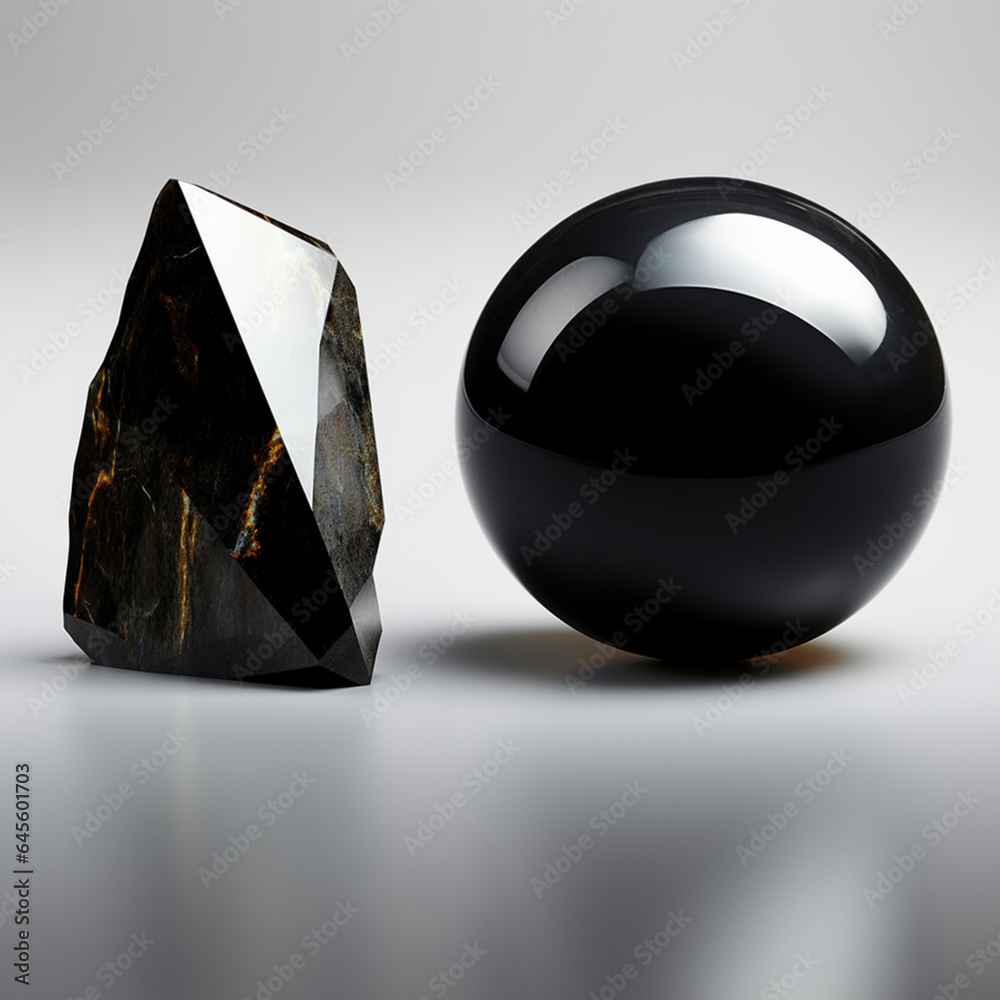 Black Onyx: A deep, velvety gemstone, as dark as midnight. Its polished ...