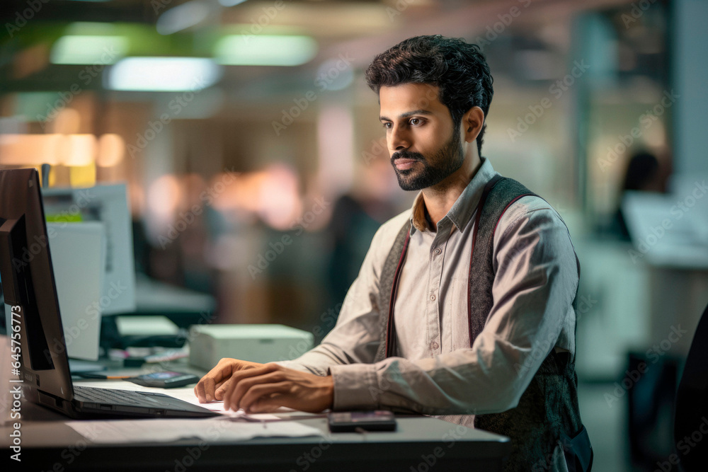 Indian Tech Guru: An Indian Man Working as IT Support, a Male ...