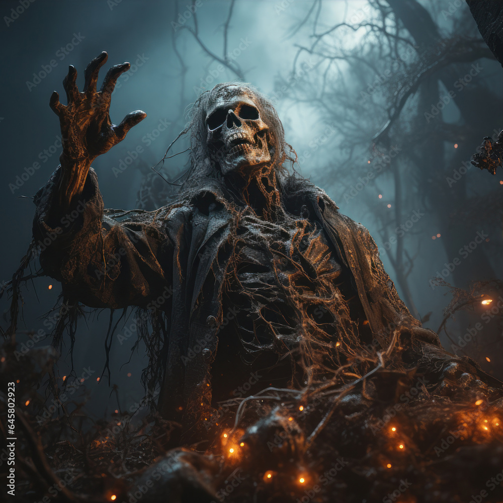 skeleton, halloween, santa muerte, skull, cemetery, witch, witch woman ...