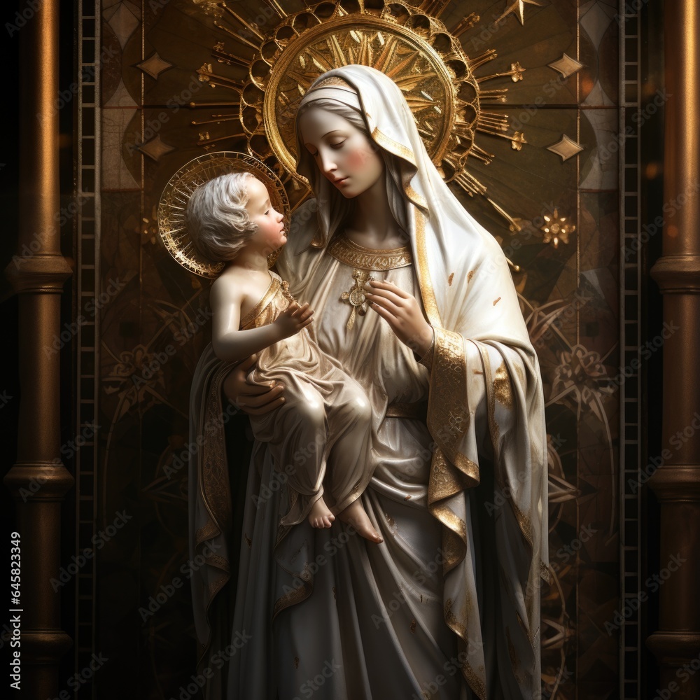 Virgen del Carmen, Blessed Virgin Mary, Our Lady Nossa Senhora do Carmo ...