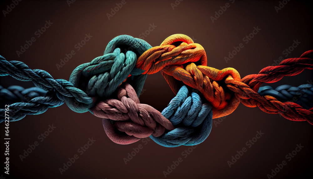 Collective Effort Integration and Unity with teamwork concept as a ...