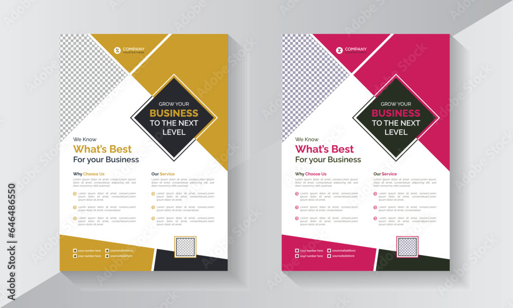 Flyer design for business, gym, education and restaurant etc. Brochure ...