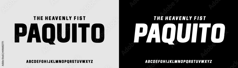 Modern Bold Heavy Font. Typography urban style alphabet fonts for ...