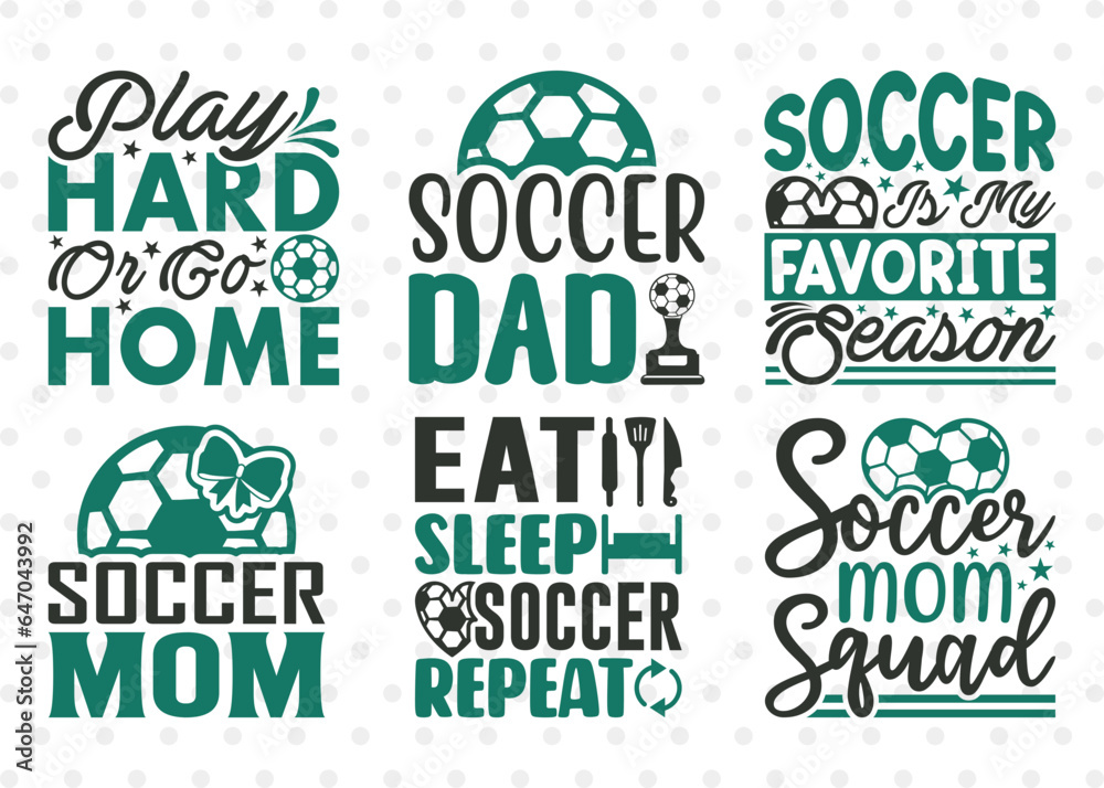 Soccer Ball SVG Bundle, Soccer Ball Svg, Soccer Player Svg, Sports Svg ...