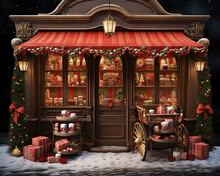 Cute Christmas Shop Free Stock Photo - Public Domain Pictures