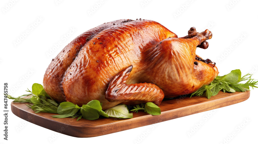 Roast turkey transparent background PNG Stock Photo | Adobe Stock