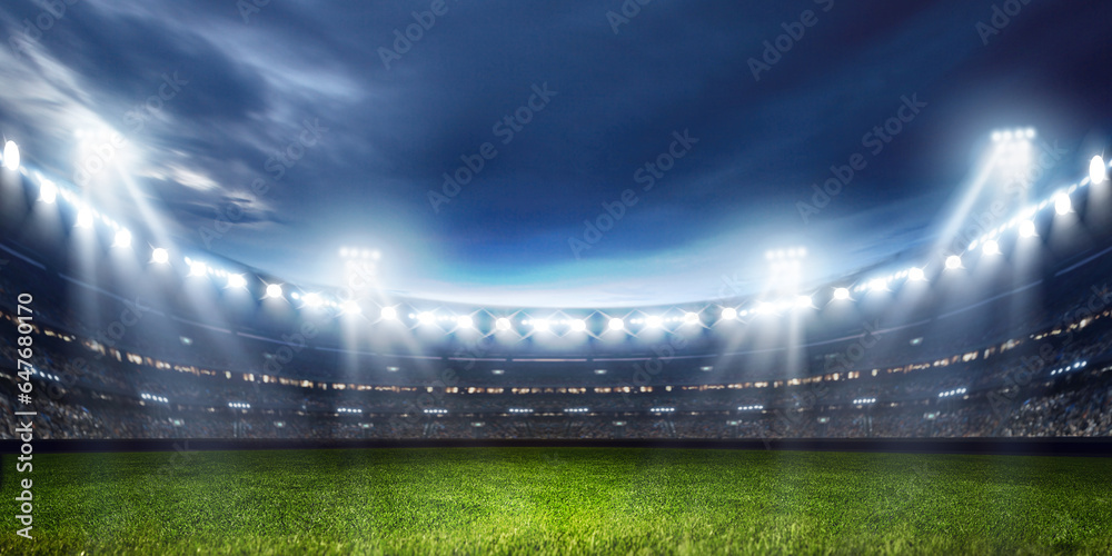 Empty cricket stadium, Grand stadium full of spectators expecting an ...