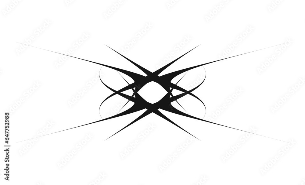 Neo tribal. Acid Neo-tribal shapes. Tattoo. Neo Gothic. Organic fluid ...