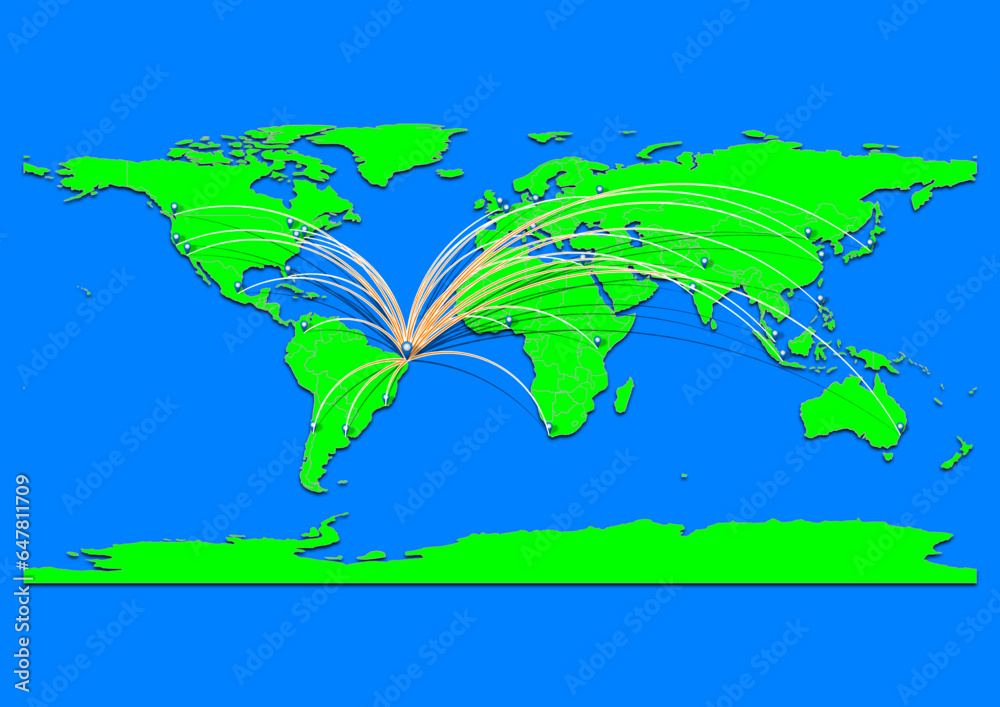 Natal, Brazil map - Concept map for Natal, Brazil on World map ...