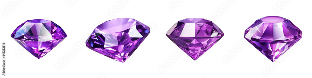 Purple Diamond clipart collection, vector, icons isolated on ...