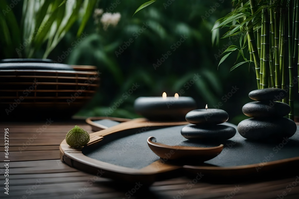 Generate an AI visualization of a Zen-inspired spa with a minimalist ...