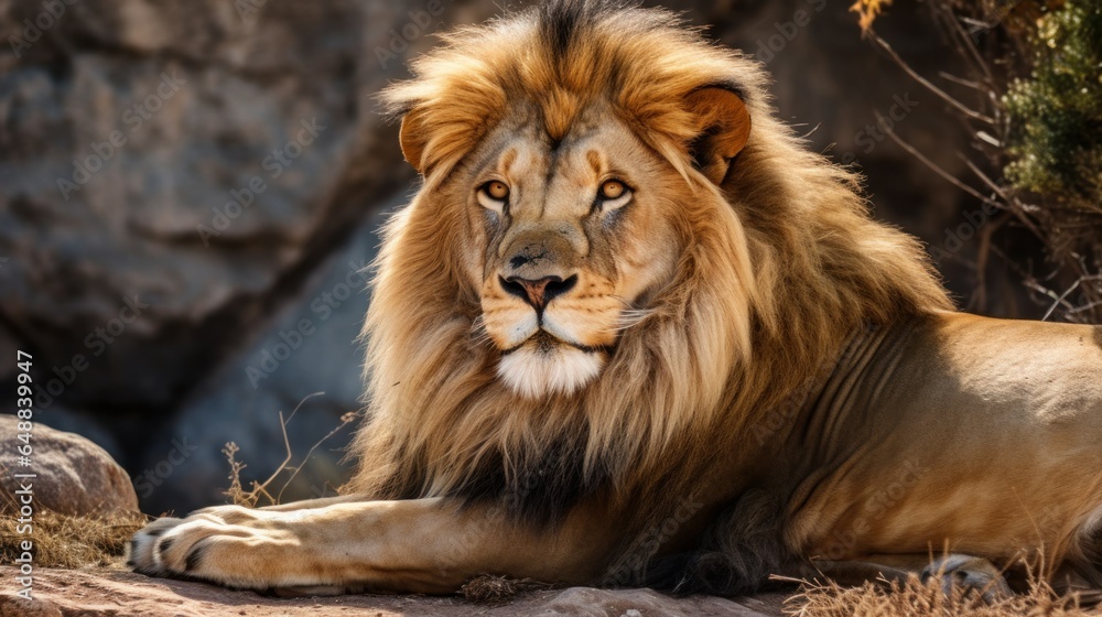 Barbary lion, North African, Atlas and Egyptian lion extinct population ...