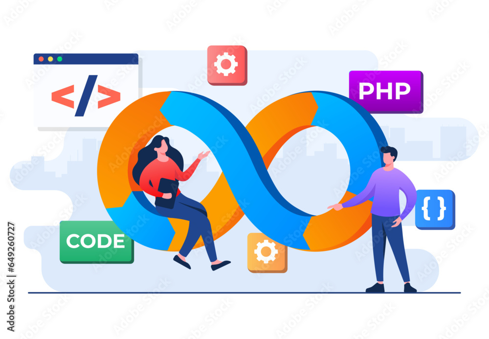 Programmers practice of development and software operations, DevOps Methodology, Technical ...