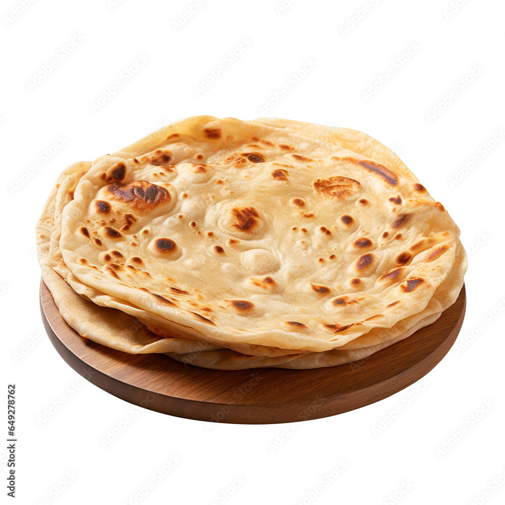 roti prata isolated on transparent background Remove png, Clipping Path ...