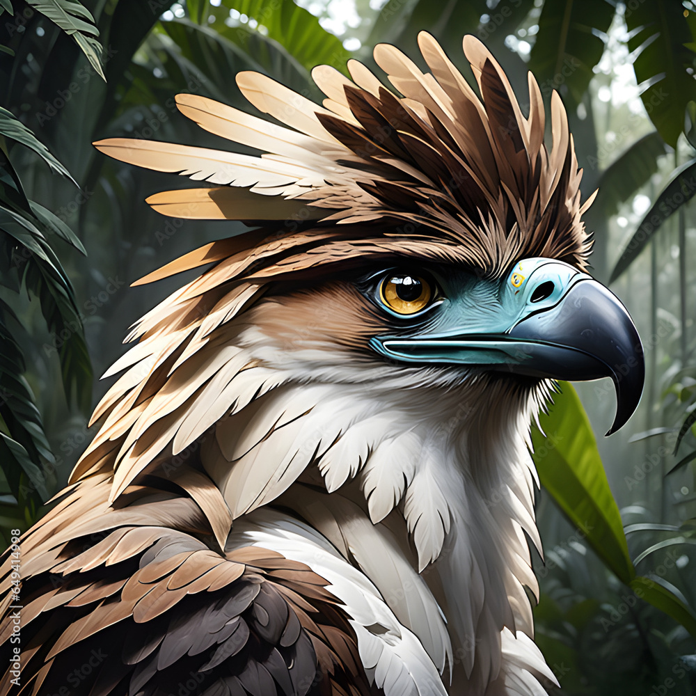 The Philippine eagle (Pithecophaga jefferyi) is one of the most ...