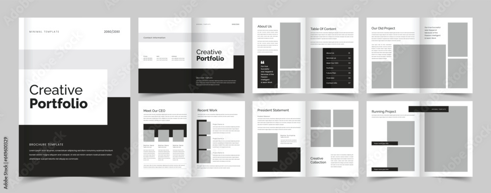 Company profile template, Creative portfolio, Brochure template ...