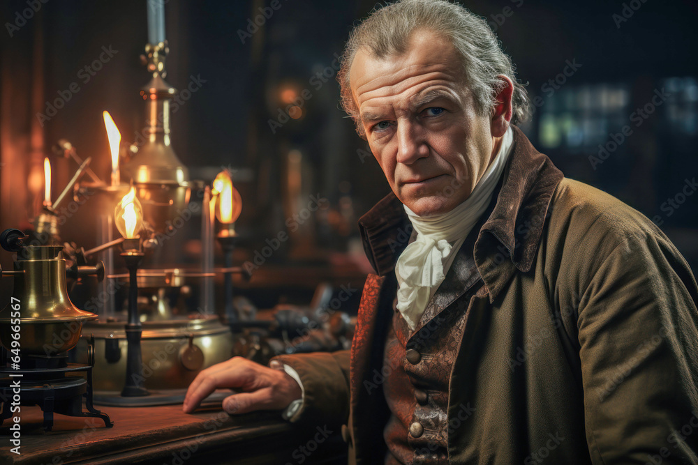 James Watt, the Scottish inventor celebrated for revolutionizing ...