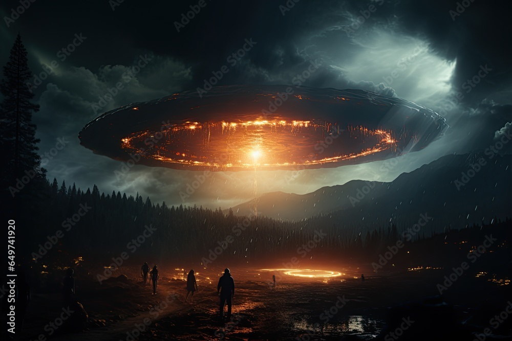 UFO Sighting: A mysterious unidentified flying object captured in the ...