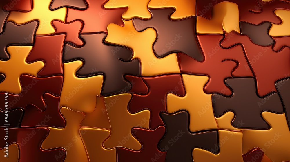 idea puzzle unity abstract illustration background connect, solution ...