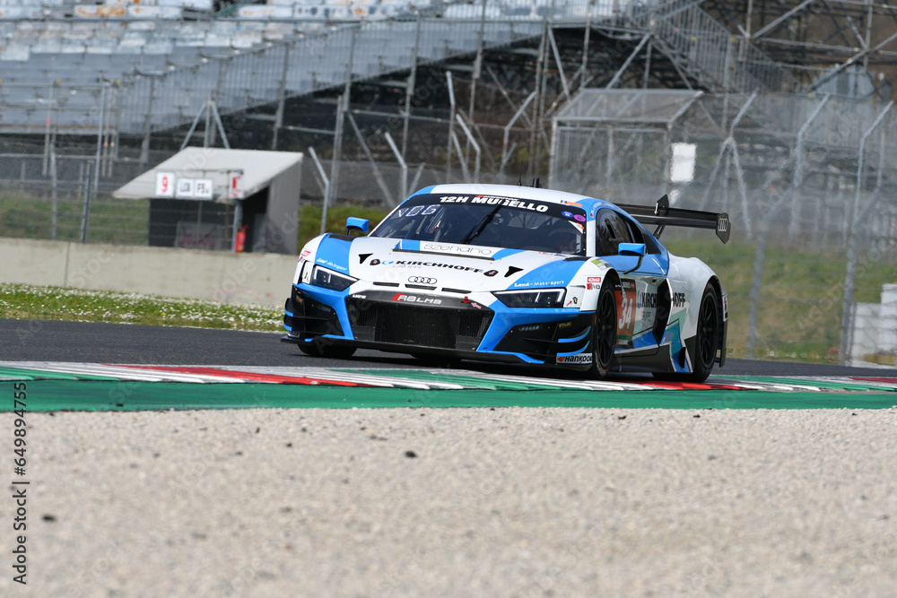 Scarperia, 23 March 2023: Audi R8 LMS GT3 EVO II of Team Land ...