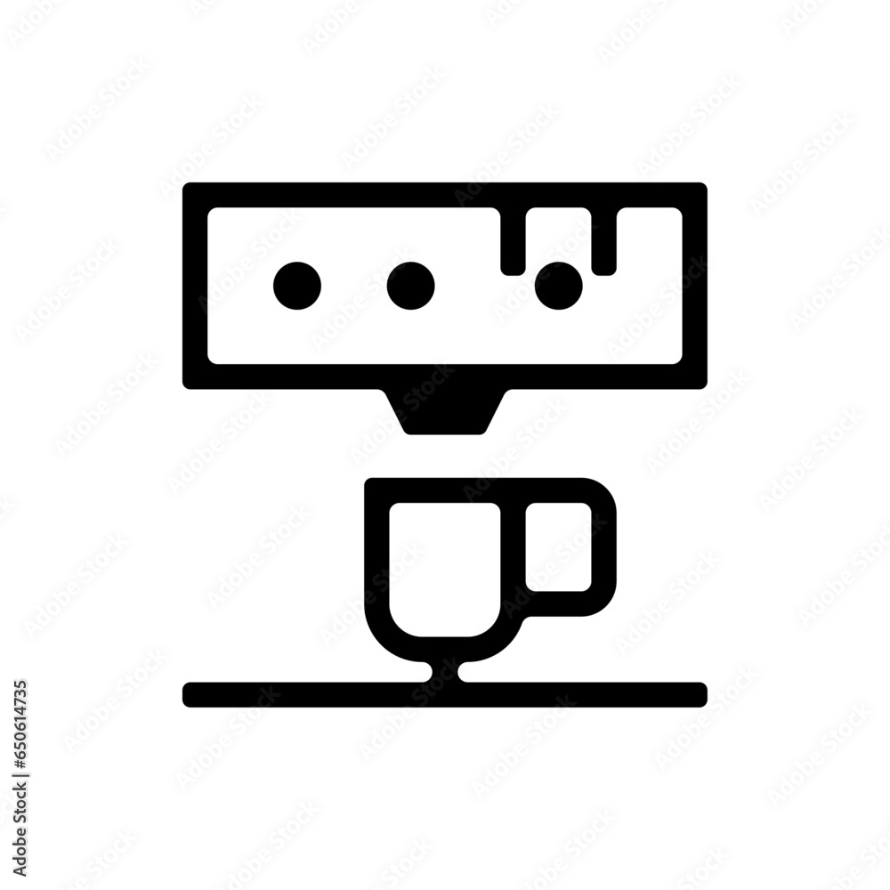 picto logo icones et symbole cafe cafetiere machine a cafe expresso ...