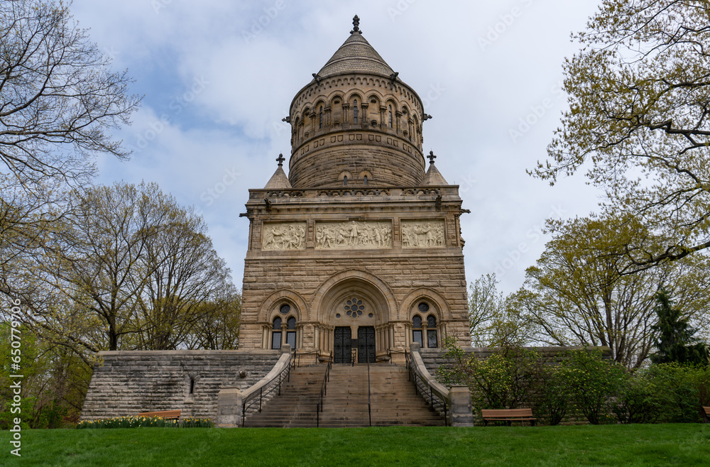 Cleveland, Ohio: The James A. Garfield Memorial is a memorial for and final resting place of ...