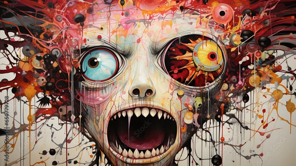 Otherworldly Asylum, Surreal Psychosis, Abstract Insanity, Mad ...