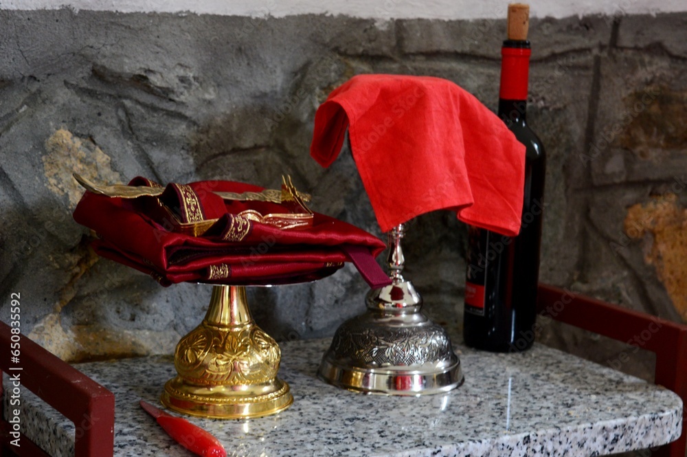 parts of church rituals Stock Photo | Adobe Stock