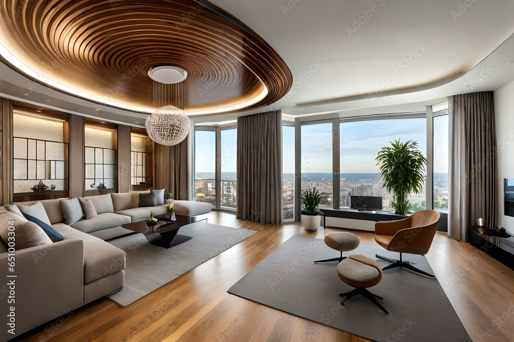 Full spherical seamless hdr panorama 360 degrees view in interior of ...