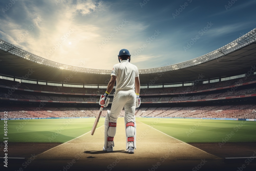 Bats man on the ground. Stock Photo | Adobe Stock