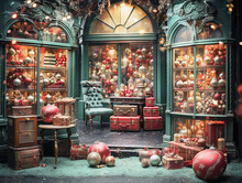 Cute Christmas Shop Free Stock Photo - Public Domain Pictures