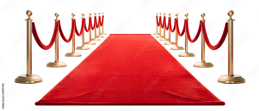 Red carpet cut out Stock Illustration | Adobe Stock