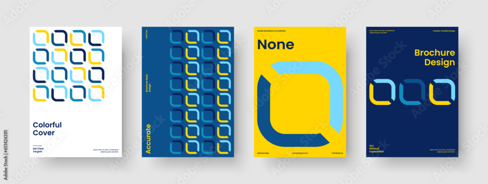 Abstract Flyer Layout. Creative Report Template. Isolated Book Cover ...