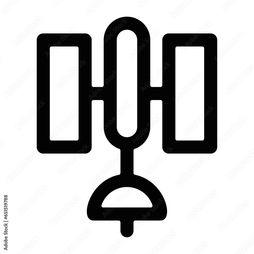 picto logo icones et symbole satellite espace gras Stock Vector | Adobe ...