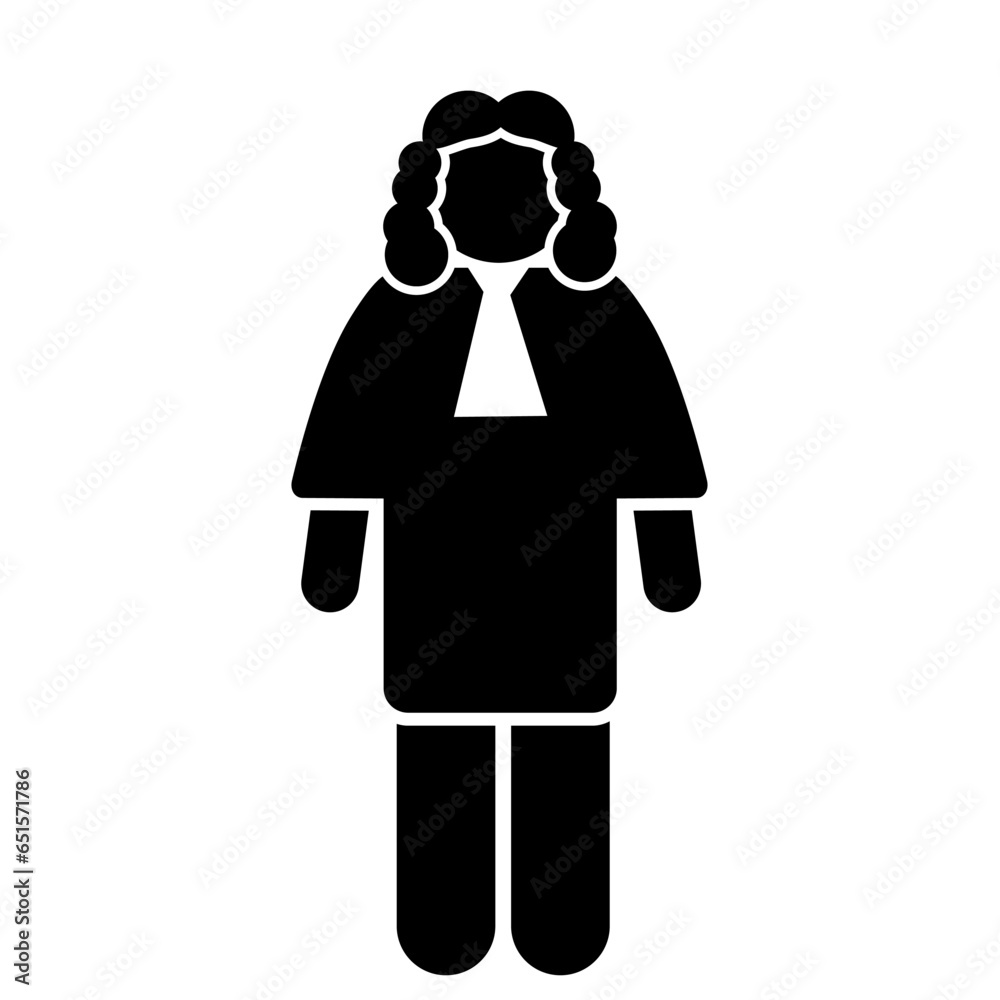 stick figure and stickman vector silhouette illustration,judge,lawyer ...