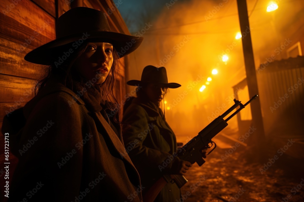 Wild West girls, westerns, outlaws and bandits, sheriffs, robbers and ...