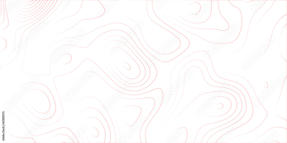 Abstract white background with pink gradient Topographic line map ...