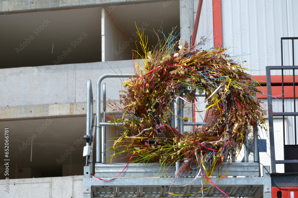 Topping out (or topping off) - builders rite traditionally held when ...