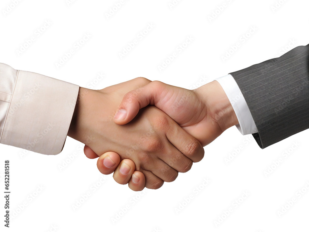 handshake, transparent background, isolated image, generative AI Stock Photo | Adobe Stock