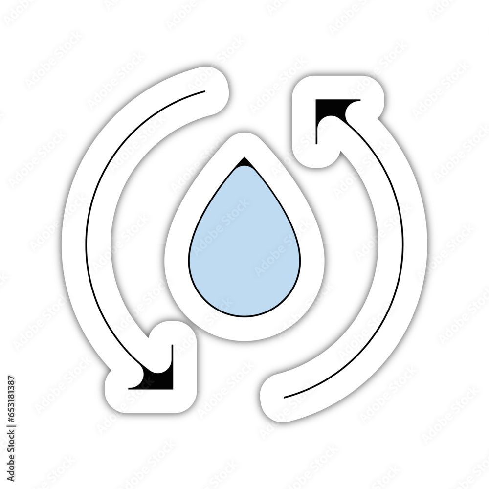 picto logo icones et symbole ecologie recyclage renouvlable goutte eau ...