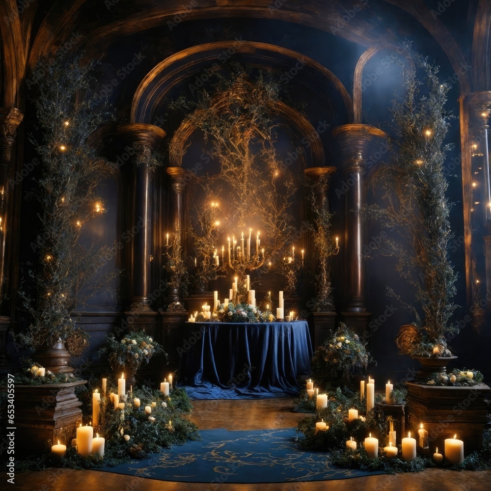 Chapel wedding backdrop photography background stage ceremony maternity ...