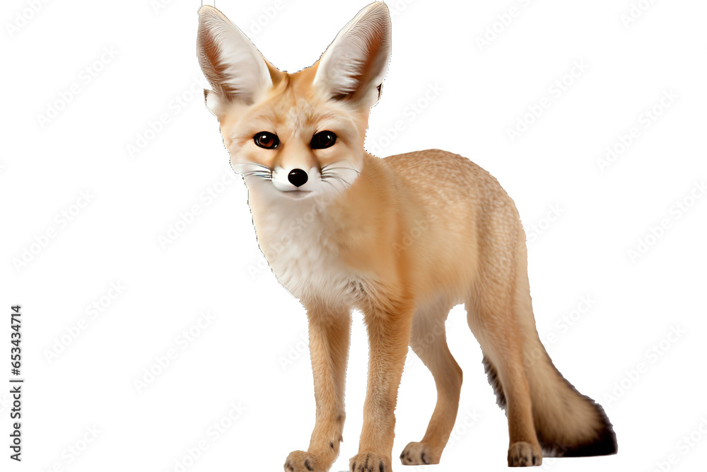 Transparent PNG of a Fennec Fox. Transparent Background PNG. Isolated ...