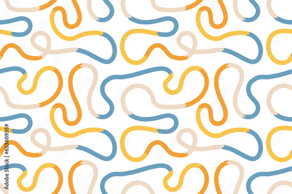 Swoosh and swoops double underline typography tails shapes. Brush drawn ...